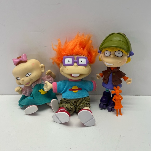 Mattel | Toys | Vintage 9971998 Toy Rugrats Action Figures And ...